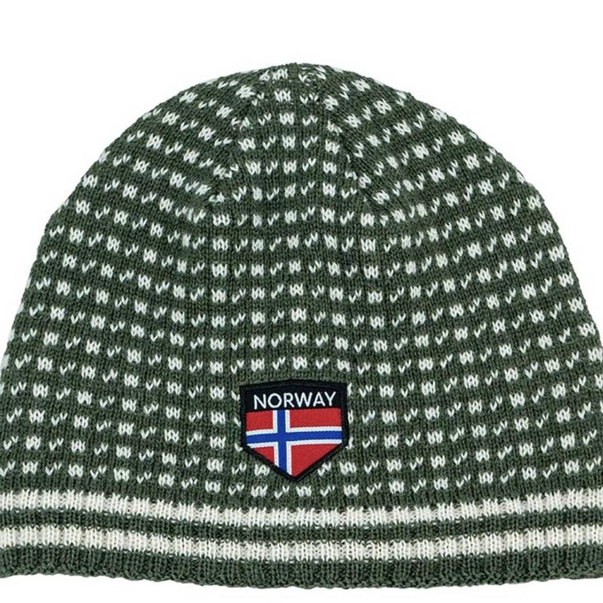 Strikkelue Islender sort - Travelstuff.no